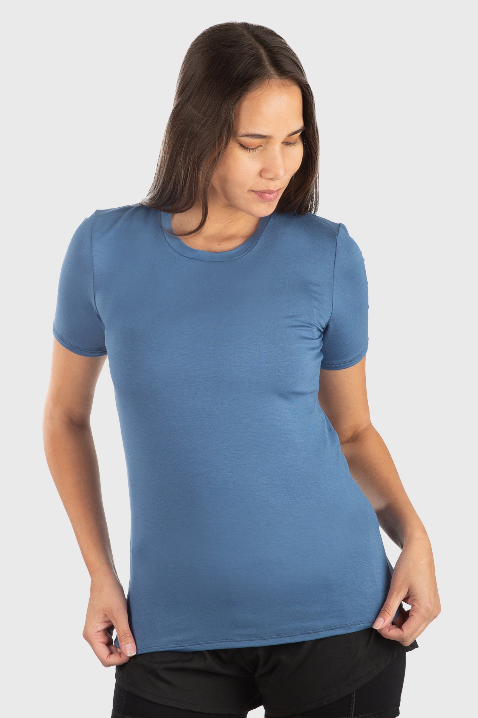 Women's HYPRTECH™ Bamboo Relaxed Fit Short Sleeve Shirt | WSI Sports ...