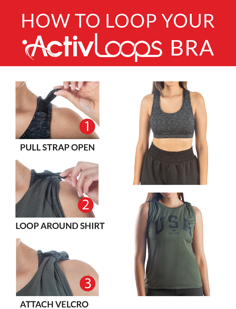Activloops™ 2-in-1 Steel Sports Bra – WSI Sportswear